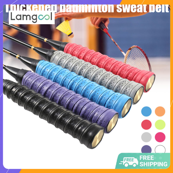 Ready Stock Newly Racket Grip Anti Slip Perforated Super Absorbent Tennis Overgrip Badminton ...