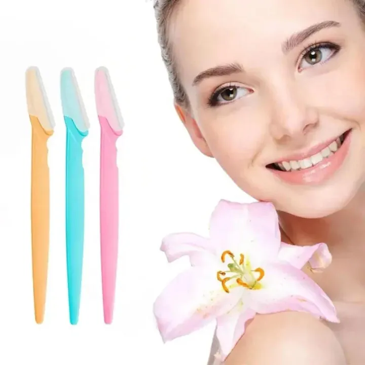 Sharp blade Women's Eyebrow Trimmer Precision trimming Stainless steel ...