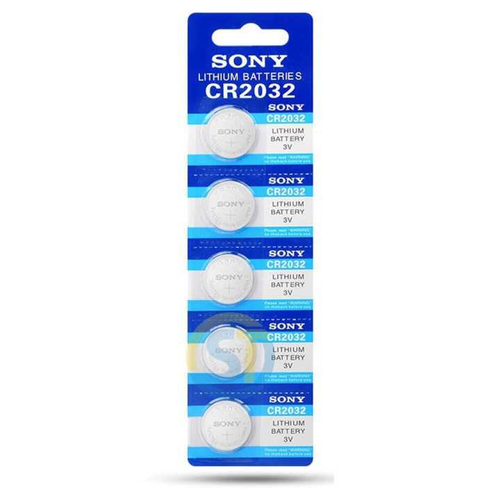 SONY CR2032 Lithium Button Batteries Coin Cell Battery 3V for Watch ...