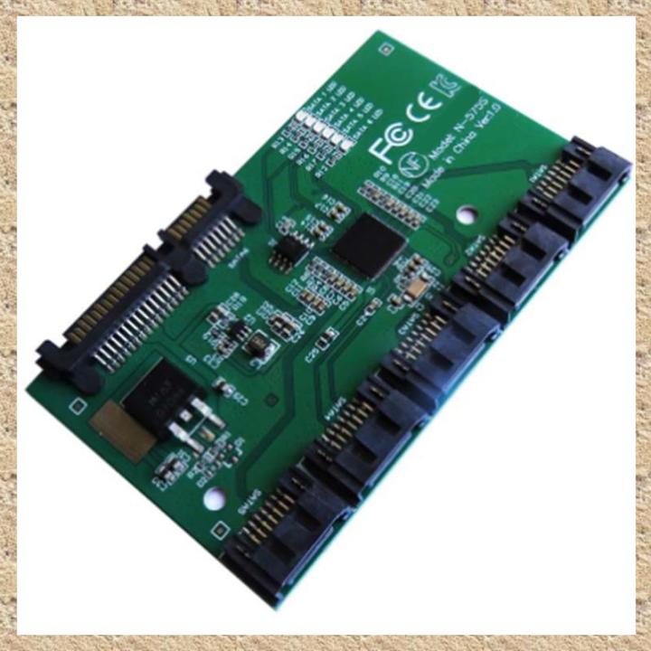 SATA Expansion Card 1 to 5 Port SATA3.0 Controller Card Motherboard ...