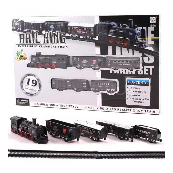 19 Pcs Train Track and Coach Set Toys for Children | Daraz.lk