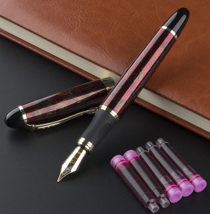 【Good-Love Store】JINHAO X450 Metal Fountain Pen Pencil Box luxury ...