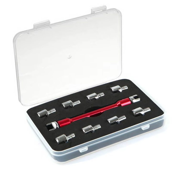 CNC Motorcycle Spoke Wrench Set for Dirt Bike ATV Scooter with 10 ...