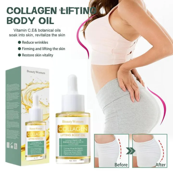30ml Collagen Lifting Body Oil Increase Elasticity Firming Massage ...