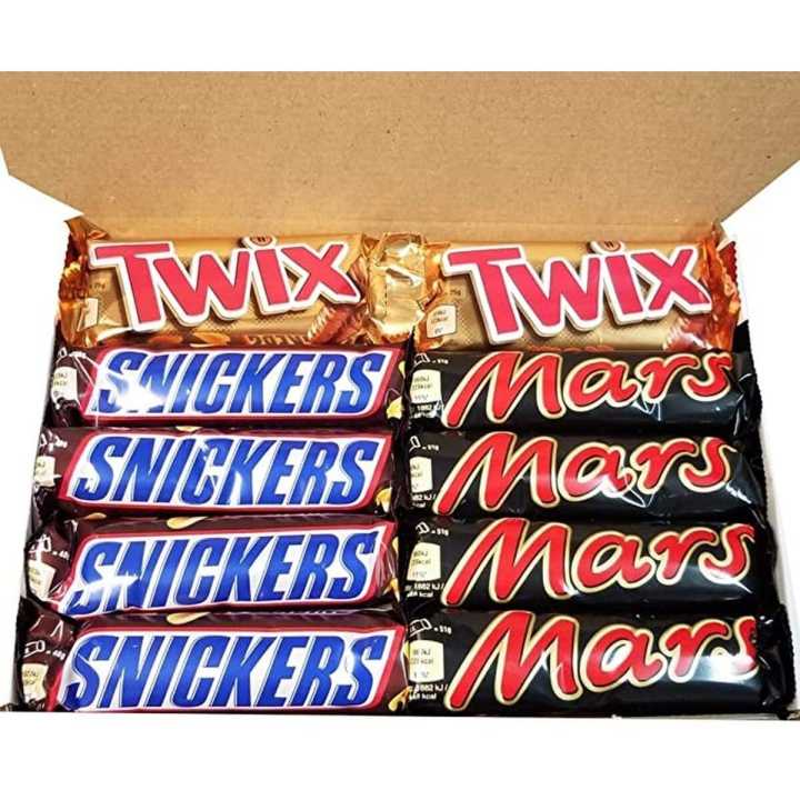 Milk chocolate gift box for All Chocolate Lovers- Snickers Mars Twix ...
