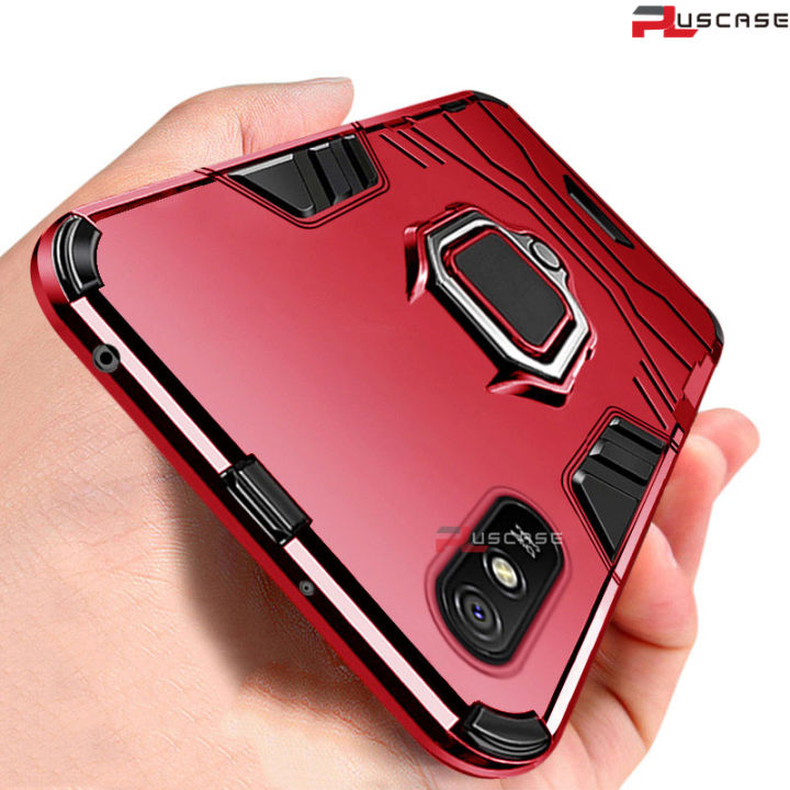 PlusCase for Xiaomi Redmi 9A Ring Stand Holder Case Hard Back ...