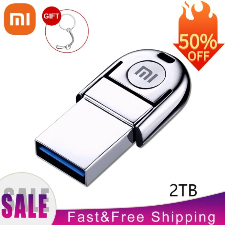 XIAOMI 2TB 1TB USB 3.0 Metal Flash Drives Memory 512GB High Speed ...