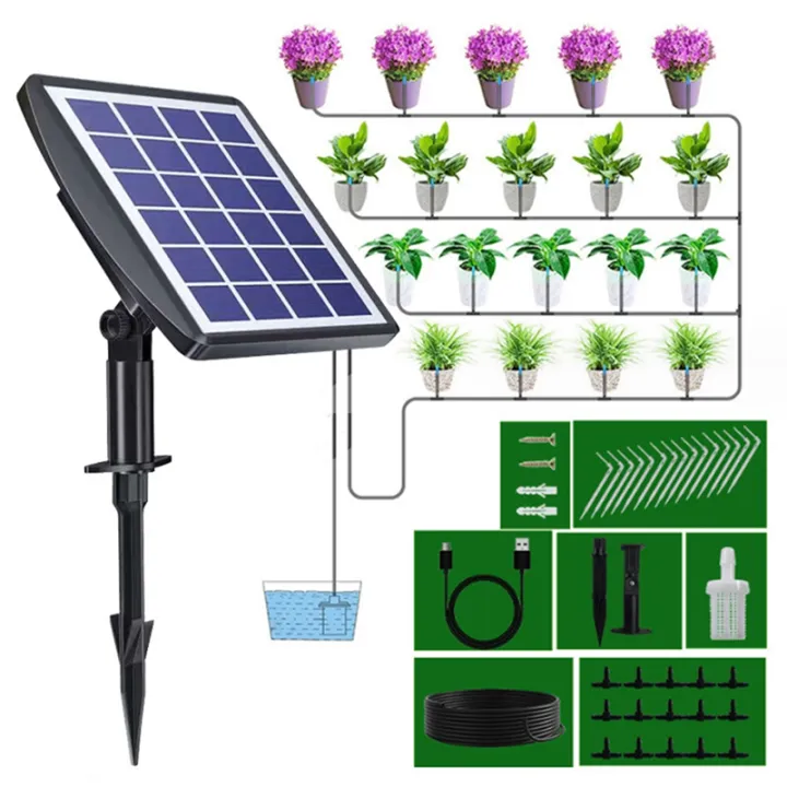 Solar Drip Irrigation System,Solar Automatic Drip Irrigation Kit | Daraz.lk