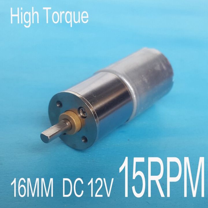 15RPM DC 12V Motor High Torque Geared motors Full metal gear dc 3v 6v ... 15RPM DC 12V Motor High Torque Geared motors Full metal gear dc 3v 6v ...