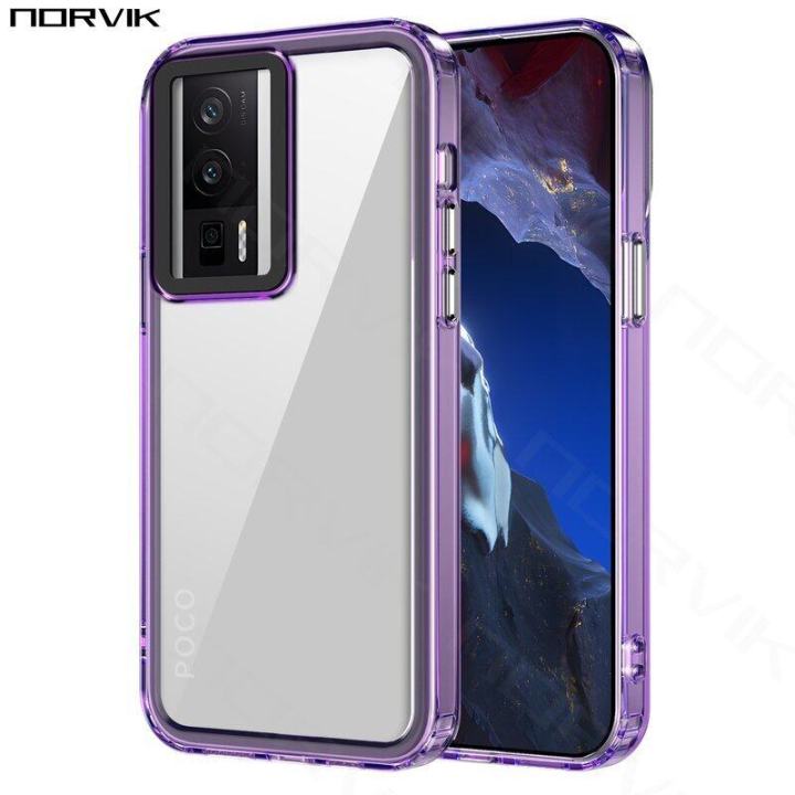 NORVIK For POCO F5/F5 Pro Phone Case Full Protection Shockproof Shell ...