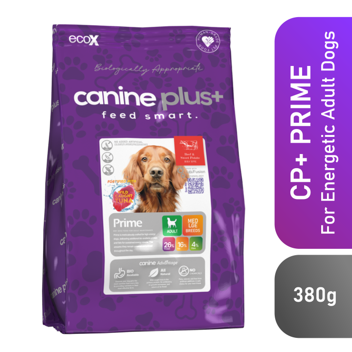 Canine Plus+ Prime Dog Food [Beef & Sweet Potato] 380g | Daraz.lk