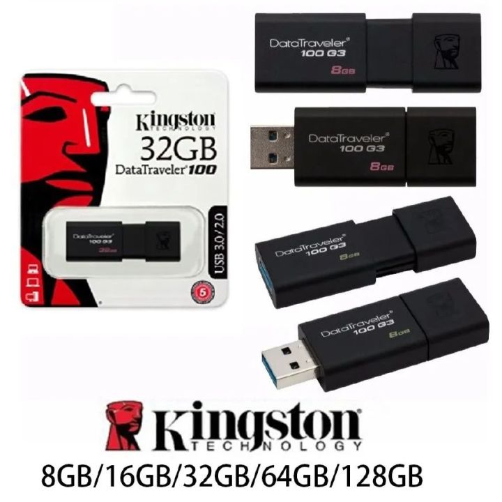 Genuine DataTraveler Exodia Pen Drive 4GB,8GB,16GB, 32GB,64GB Pen Drive DT-100-G3 USB 3.0 Flash ...