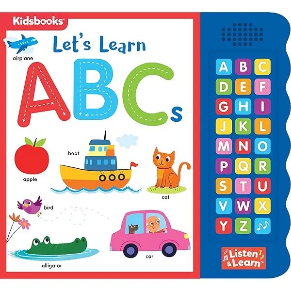 Let's Learn ABCs - Interactive Sound Book for Toddlers | 27 Fun Buttons ...