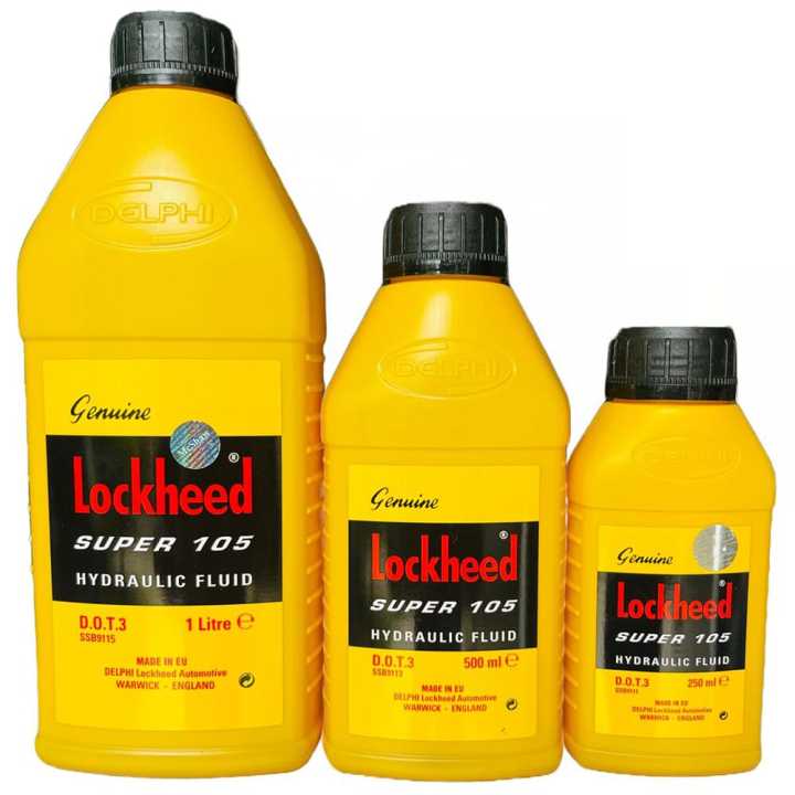 Lockheed Super 105 Hydraulic Fluid (Brake Oil) 500ml | Daraz.lk