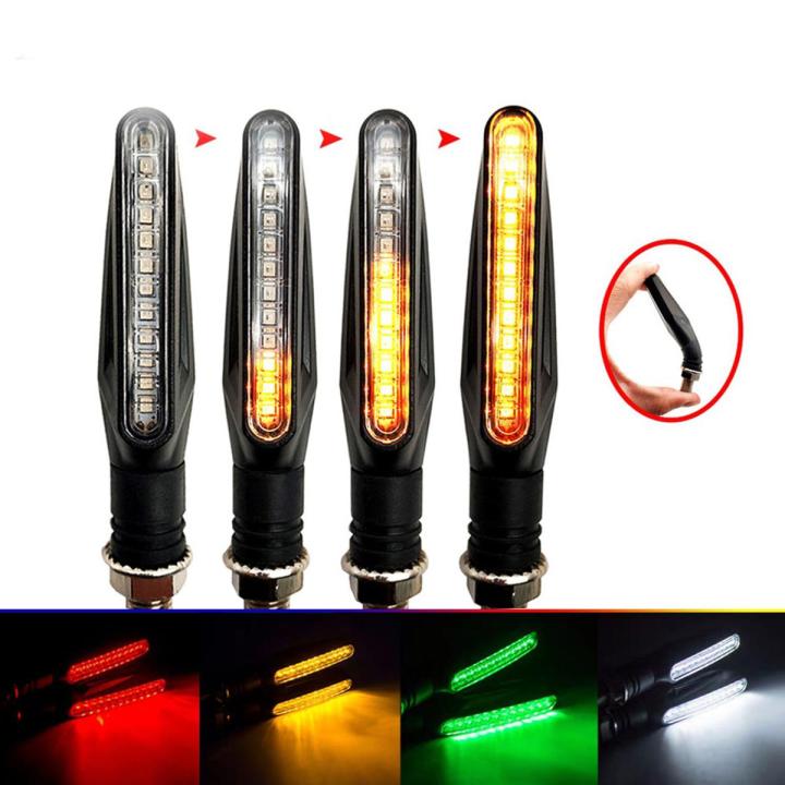 【Purple-a pair】 Universal Motorcycle LED Turn Indicator Amber Flasher ...