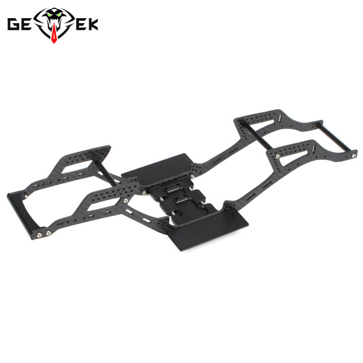 Carbon Fiber LCG Chassis Kit for 1/10 RC Crawler Cheater Rigs SCX10 II ...