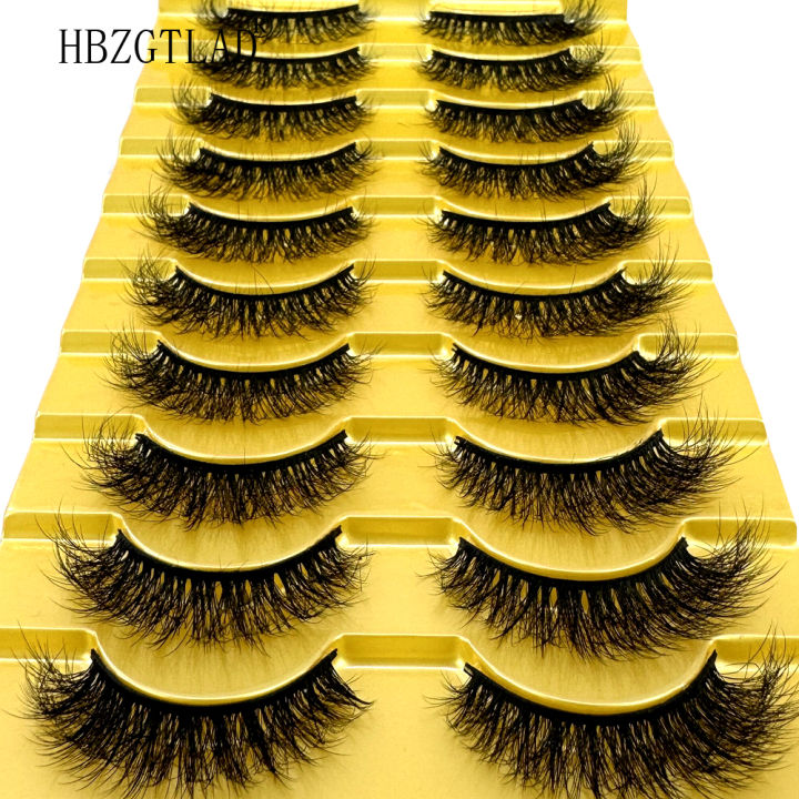 38 Styles 10 pairs natural long 3D mink false eyelashes lashes makeup ...