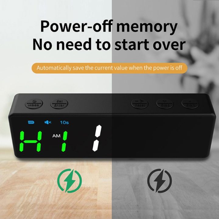 Stopwatch Magnetic U Countdown / UP Timer Interval Meter Portable Gym ...