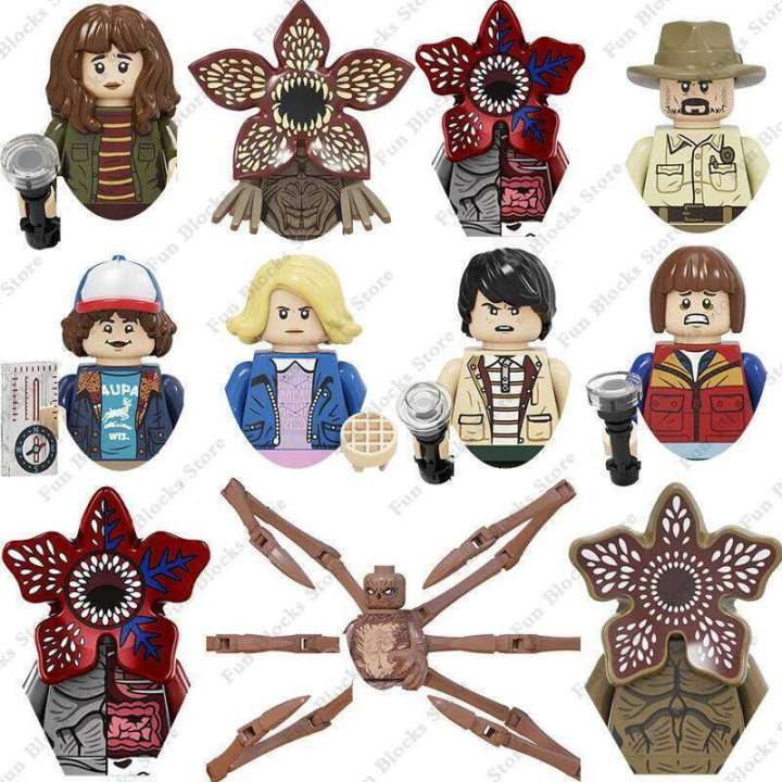 Stranger Things Building Blocks Demogorgon Vecna Eleven Mini action ...