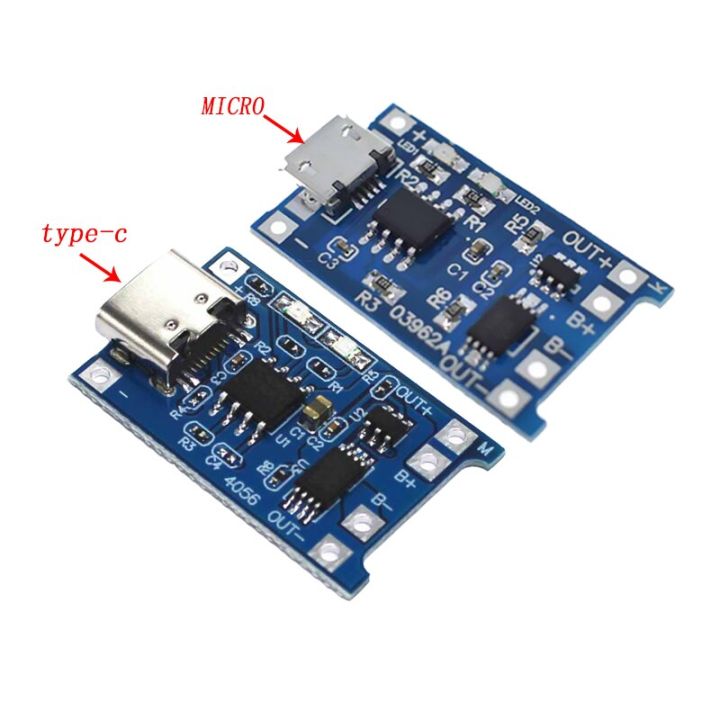 1PCS 5V 1A Micro USB 18650 type-c Lithium Battery Charging Board ...