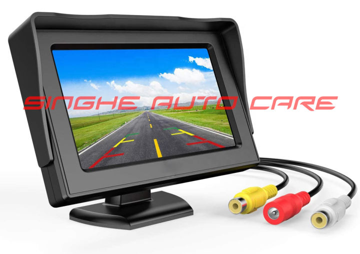 Car Rear View TFT LCD Color Monitor 4.3 inch 12V Vehicle System | Daraz.lk