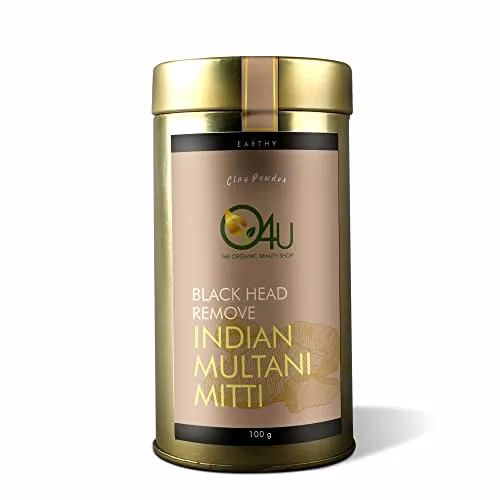 O4U Indian Multani Mitti Powder for Black Head Removal, Oil Control ...