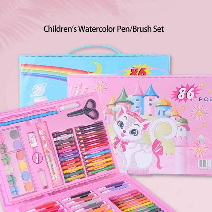86 Pcs/Box Kids Painting Drawing Art Set And 68 Pcs/Box Kids Painting ...