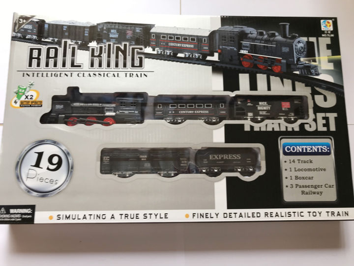 Rail King Intelligent Classical Train set 19 PCS | Daraz.lk