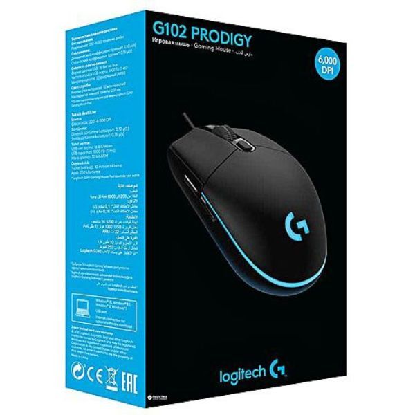 Logitech G102 RGB Wired Gaming Mouse Max Resolution 8000DPI | Daraz.lk