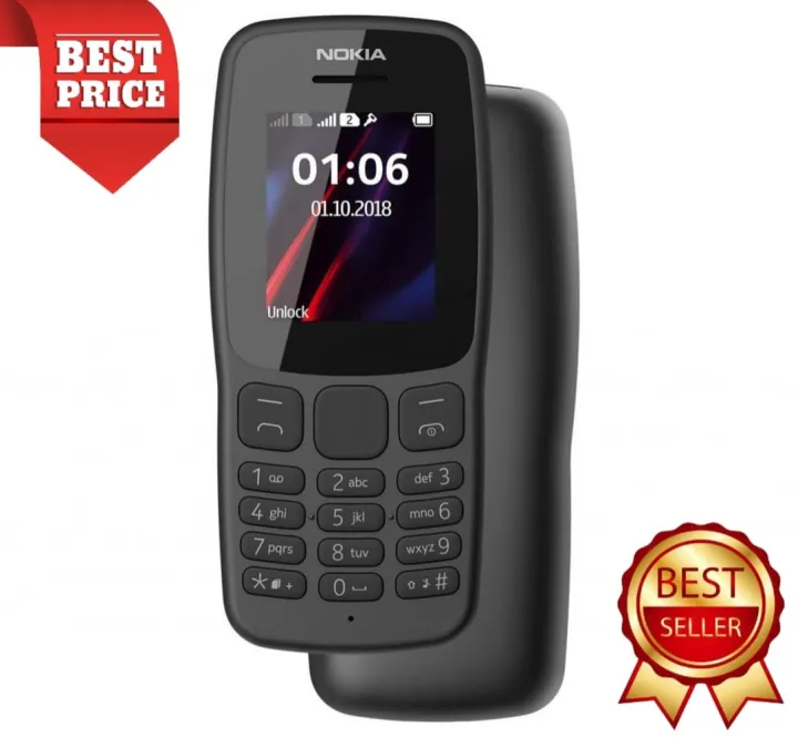 Nokia 106, Dual Sim, Non Warranty, First Copy, High Quality, PTA ...