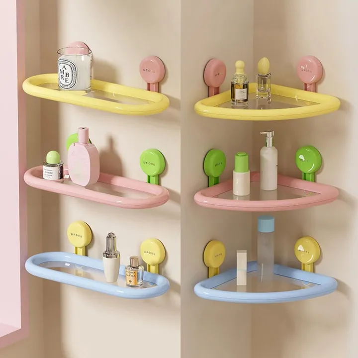 High Quality Suction Cup Storage Rack Punch Free Wall-Mounted Storage ...