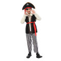 Captain Pirate Skull Costume Kid Boy Girls Halloween Buccaneer Cosplay ...