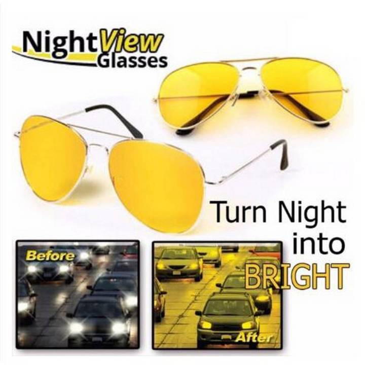 Night View Glasses – Night Vision Driving Clear Glasses | Daraz.lk