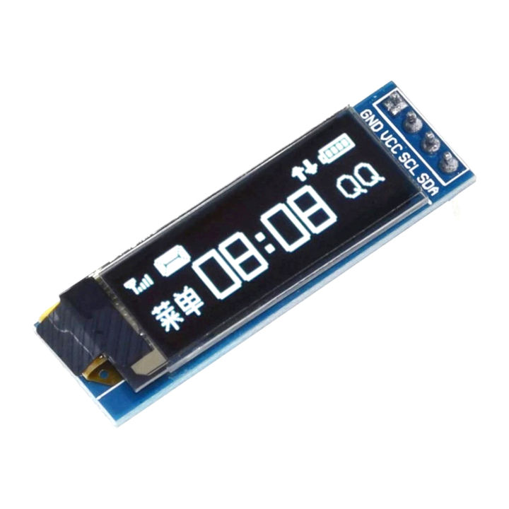 0.91 Inch OLED White Display 128 x 32 I2C 4 Pin Interface | Daraz.lk
