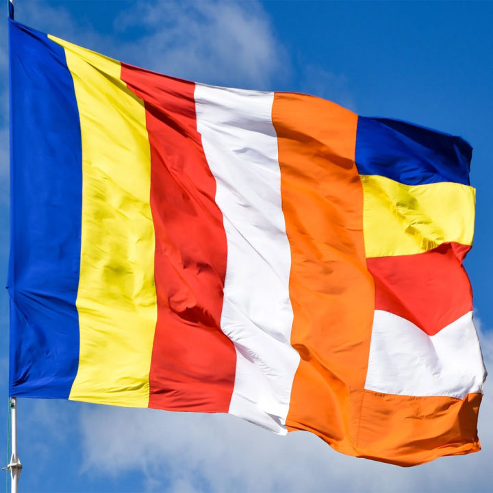 Wesak Buddhist Flags Vesak cloth Buddhist flag | Daraz.lk