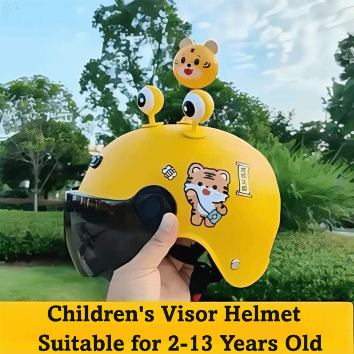 New Cartoon Children's Helmet Breathable Sturdy Bicycle Helmet ...