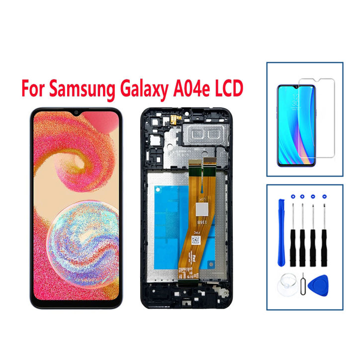 LCD With Frame For Samsung Galaxy A04E A042F A042M Display Touch Screen Digitizer Assembly ...