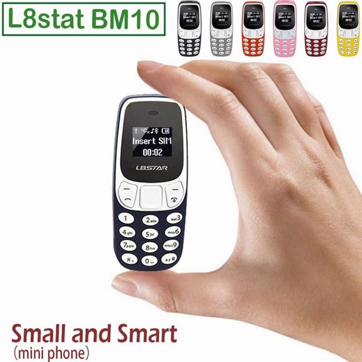 Portable Mobile Cell Phone BM10 Pocket Tiny Keypad MP3/4 Dual SIM ...