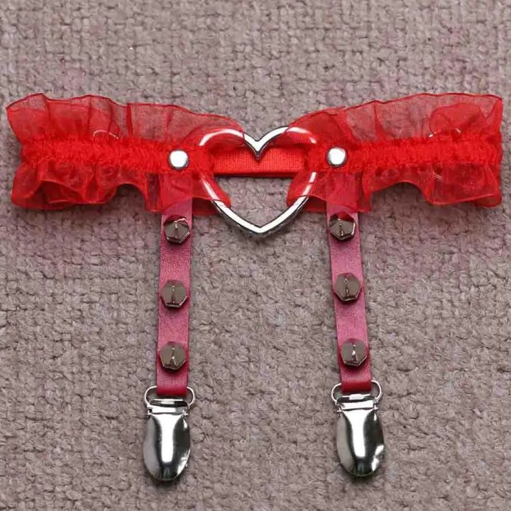 【VNOX Jewelry Store】lace leg harness for women girls heart leg harness ...
