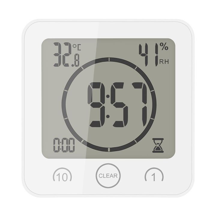 LCD Digital Temperature Humidity Meter Home Indoor Outdoor Hygrometer ...
