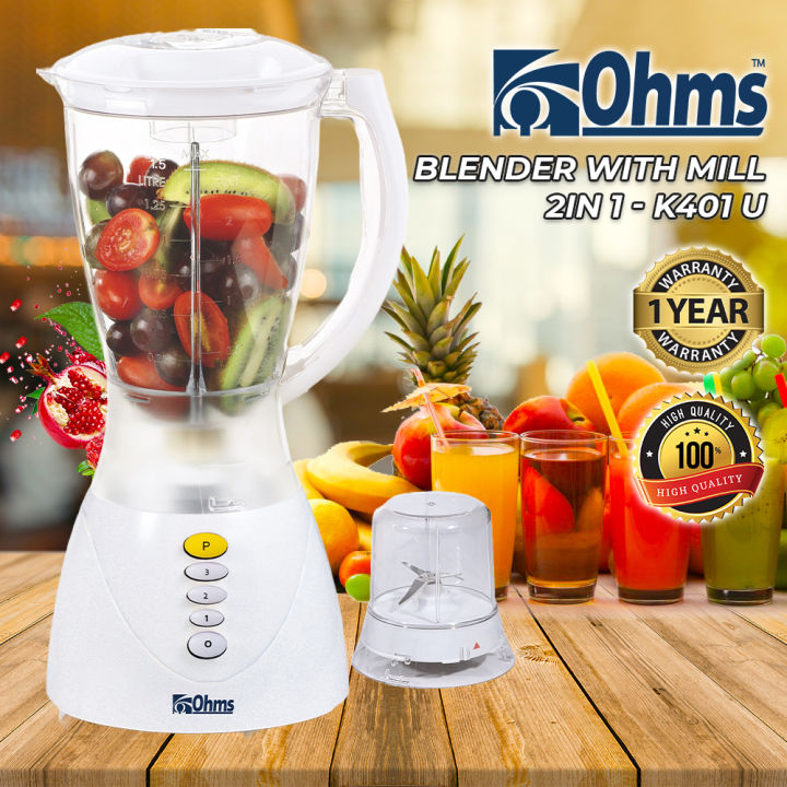 Ohms Blender With Mill 2in1 | Daraz.lk