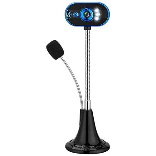 Mini LED HD Webcam Desktop Computer PC Video Usb With Microphone Night ...