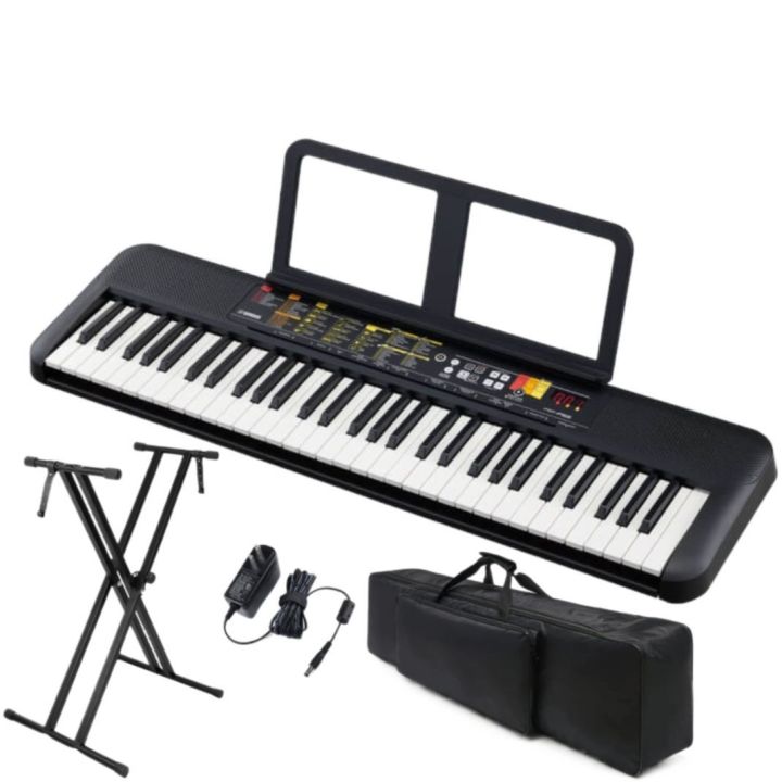 YAMAHA PSR-F52 with Padded Bag, Stand, Power Adapter PORTABLE KEYBOARD ...