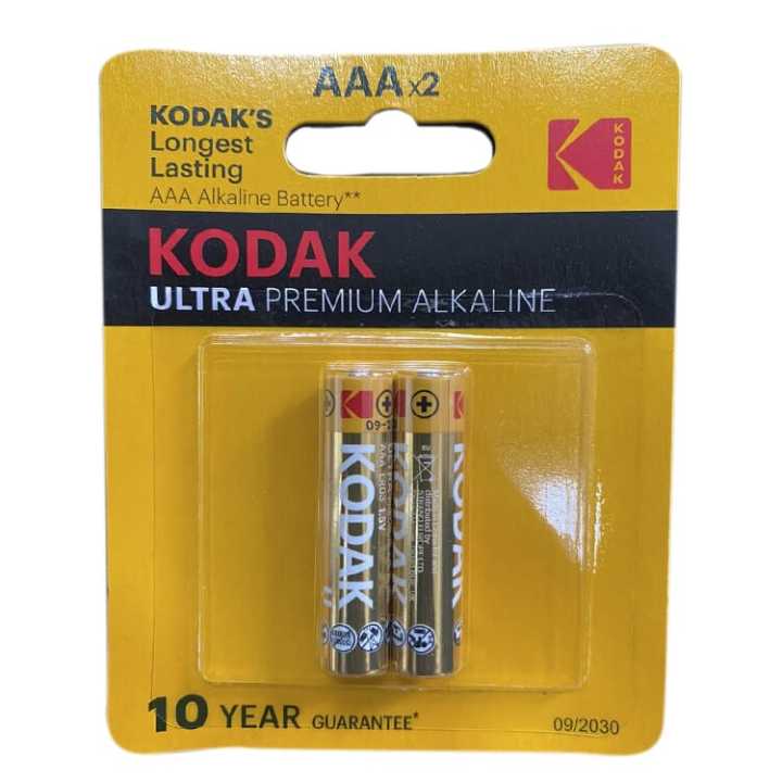 AAA Battery Kodak Ultra Premium Battery Alkaline AAA Battery , 2 PCs ...