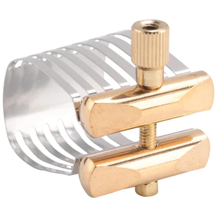 1 PCS Tenor Saxophone Clamp Instrument Mouthpiece Ligature Clip Sax ...