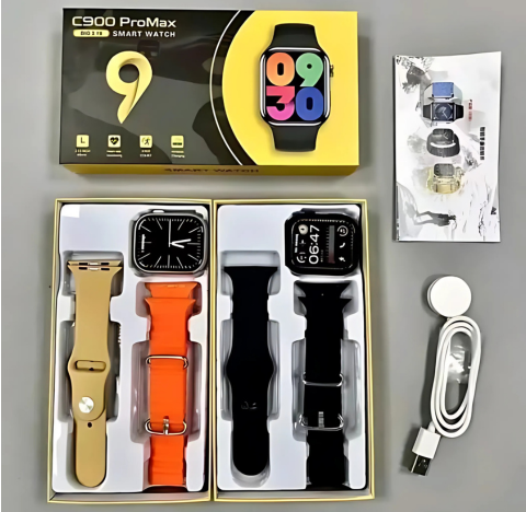 C900 Pro Max Smart Watch - Big 2.19 Inch HD Screen Series 9 Smartwatch ...