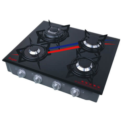 SUGA – 4 Burner Glass Top Gas Cooker SGT-8500 | Daraz.lk