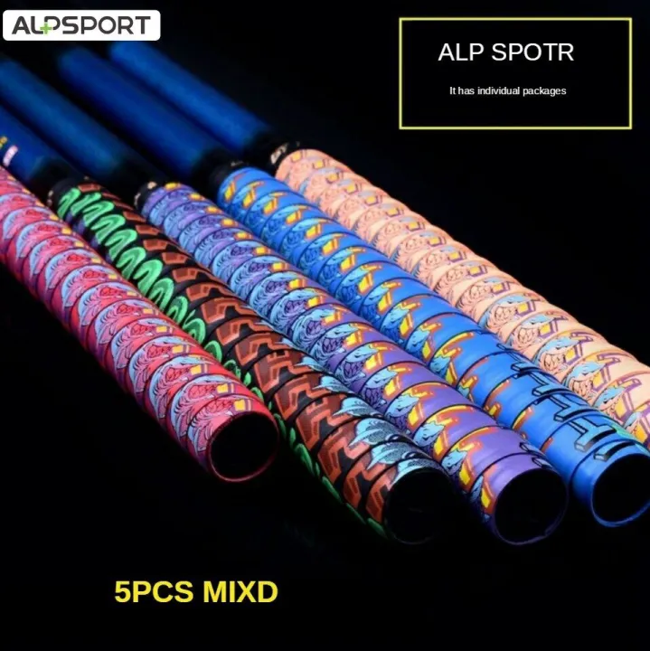 ALP Shark Print 1.5m Long Keel Hand Grips Fishing Rod Wrap Yonex Handle ...