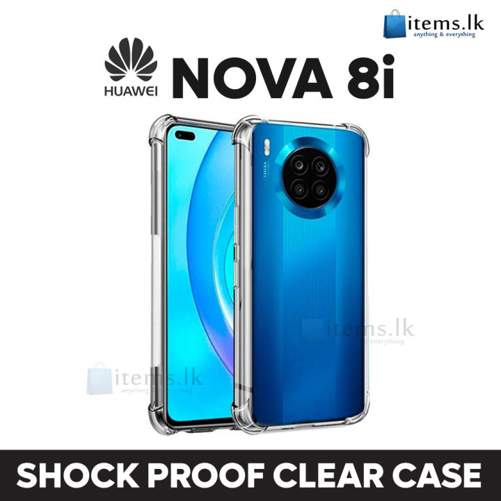Luxury Transparent Airbag Bumper Case For Huawei Nova 8i Crystal ...