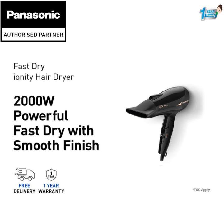 PANASONIC EH-NE66 HAIR DRYER HEAT PROTECTION ION CONDITIONING (2000W ...